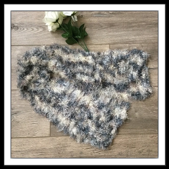 Chiaroscuro Designs | Accessories | Handmade Fluffy Fuzzy Warm Scarf ...